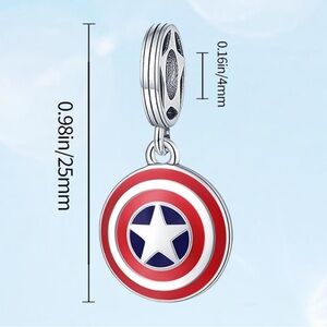 Pandora | Jewelry | Nwot Pandora X Marvel The Avengers Captain America ...